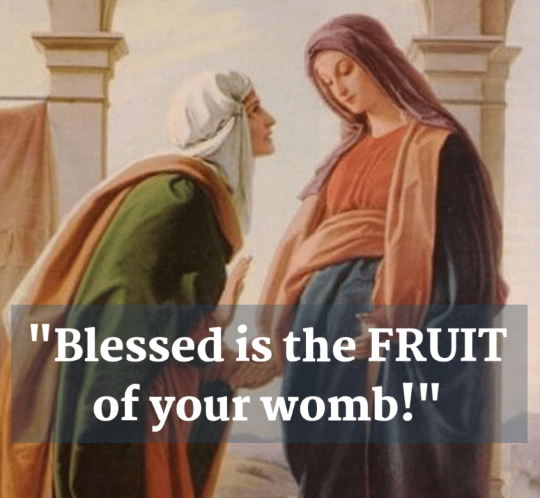 BLESSED IS THE FRUIT OF YOUR WOMB (FOURTH SUNDAY OF ADVENT) – NO BIBLE ...