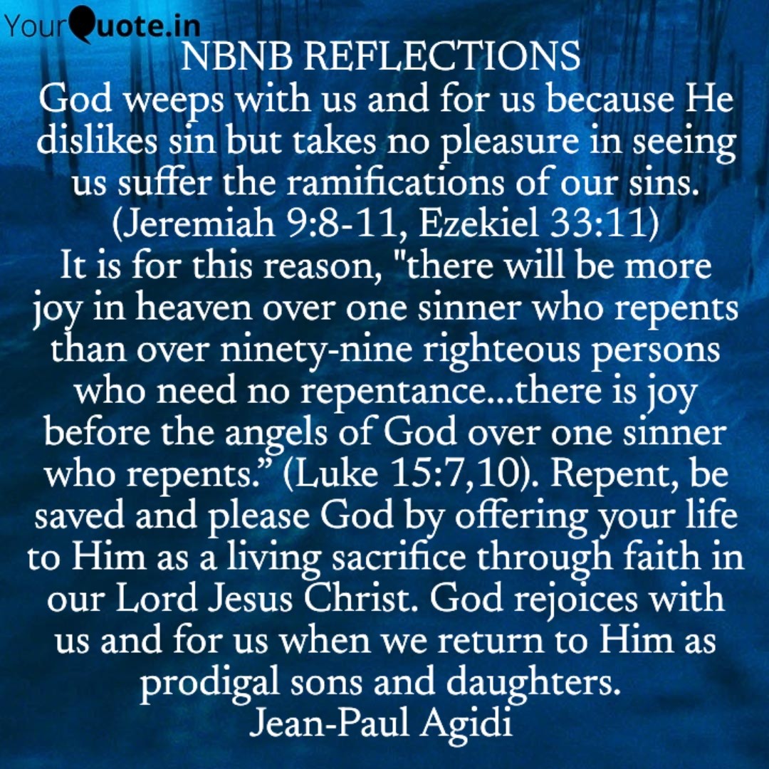 GOD WEEPS WITH US AND FOR US (JEREMIAH 8:22-9:11) – NO BIBLE NO ...