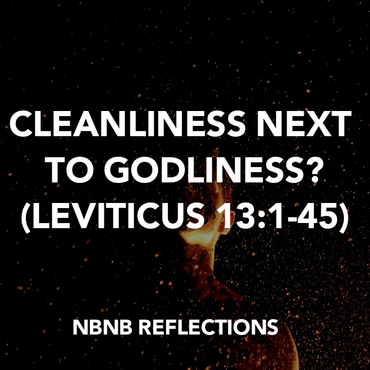 CLEANLINESS NEXT TO GODLINESS? (LEVITICUS 13:1-45) – NO BIBLE NO ...