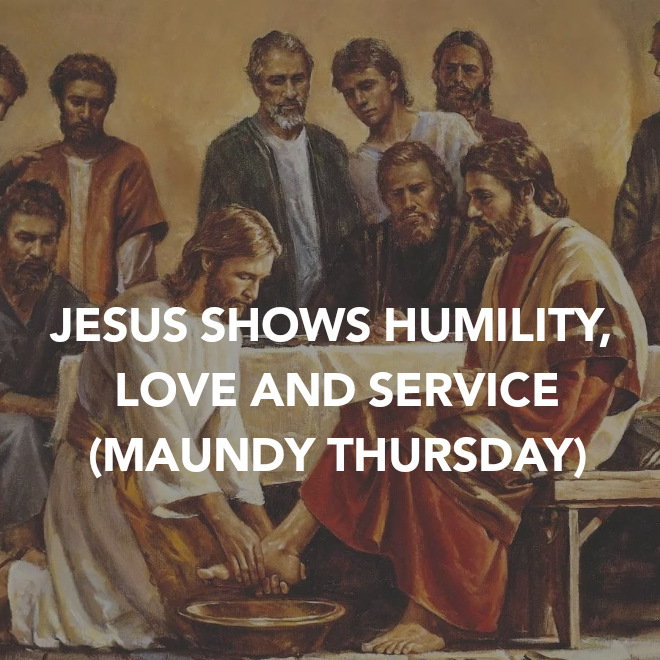 Jesus Showing Humility